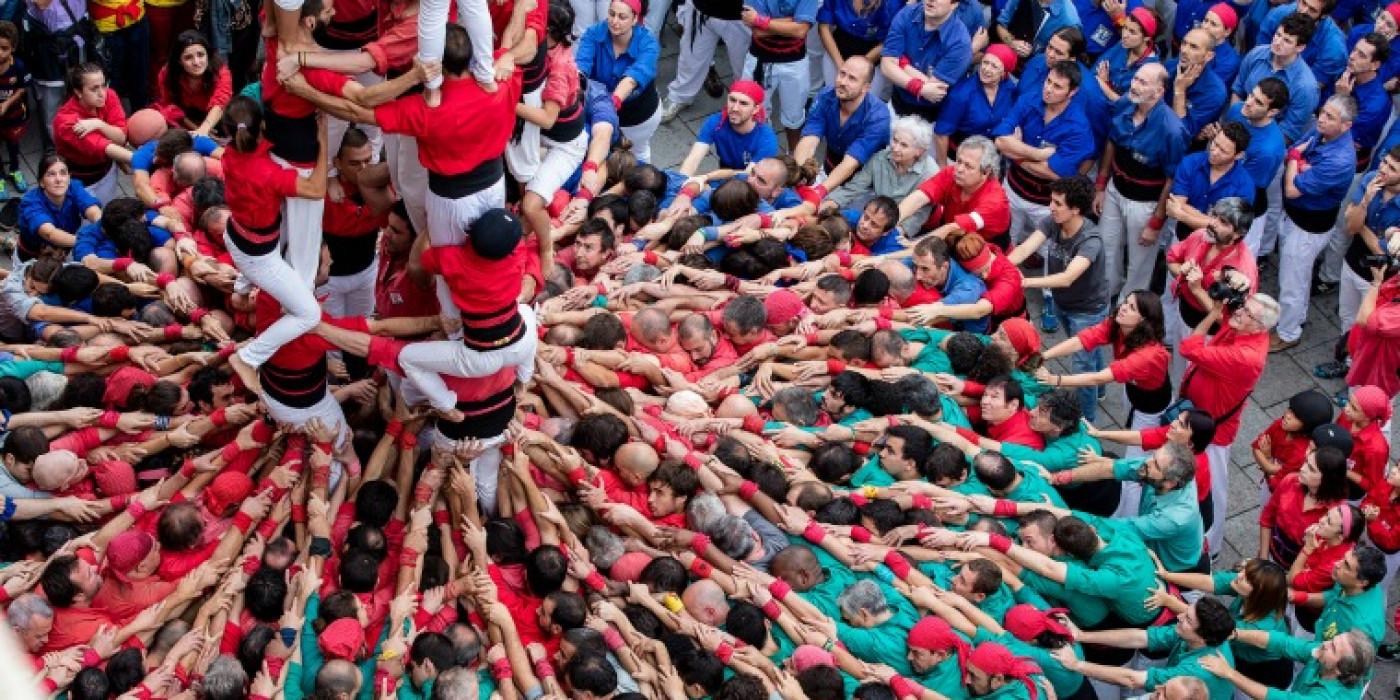 Castellers a Barcelona